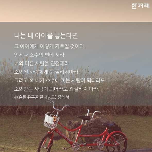 [카드뉴스] 공감과 위로의 글, 노희경 작가 명대사 : 문화일반 : 문화 : 뉴스 : 한겨레