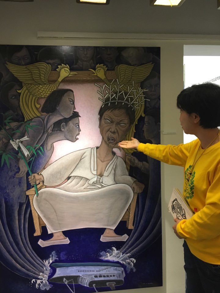 [Photo] Sewol memory painting exhibition : National : News : The Hankyoreh