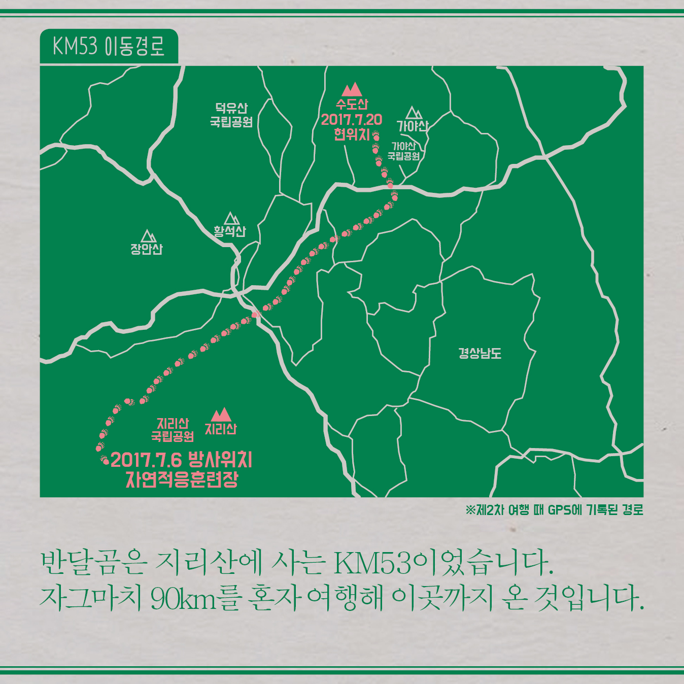 반달곰 KM53, 격하게 응원해!